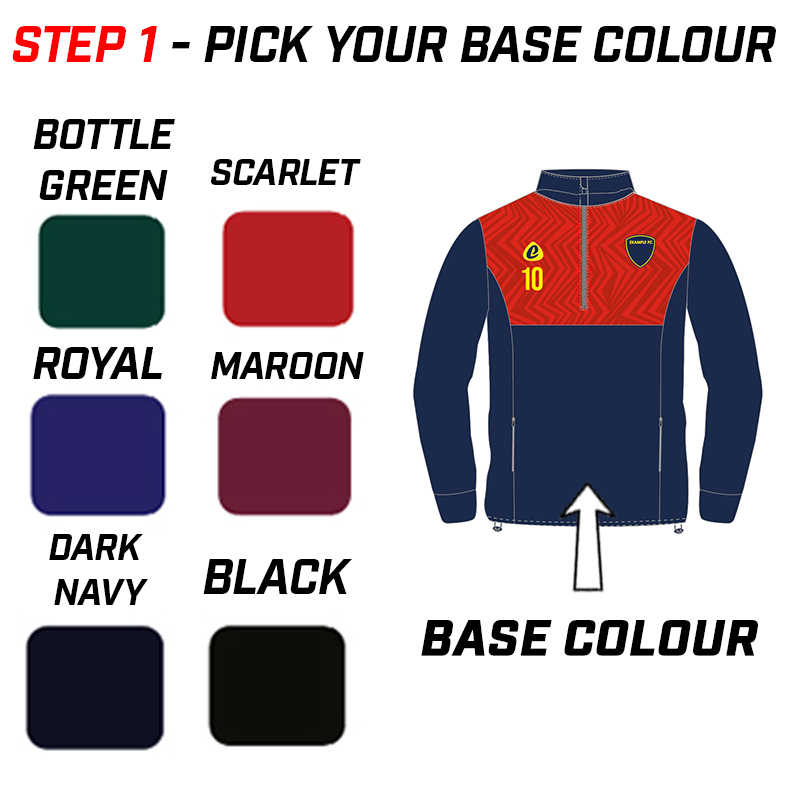 Bespoke Sublimation EVO Sports Full Zip Jacket (Custom to your club)
