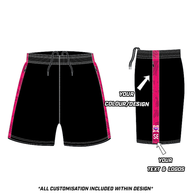Bespoke Sublimation Zipped EVO Sports Shorts (Custom to your club)