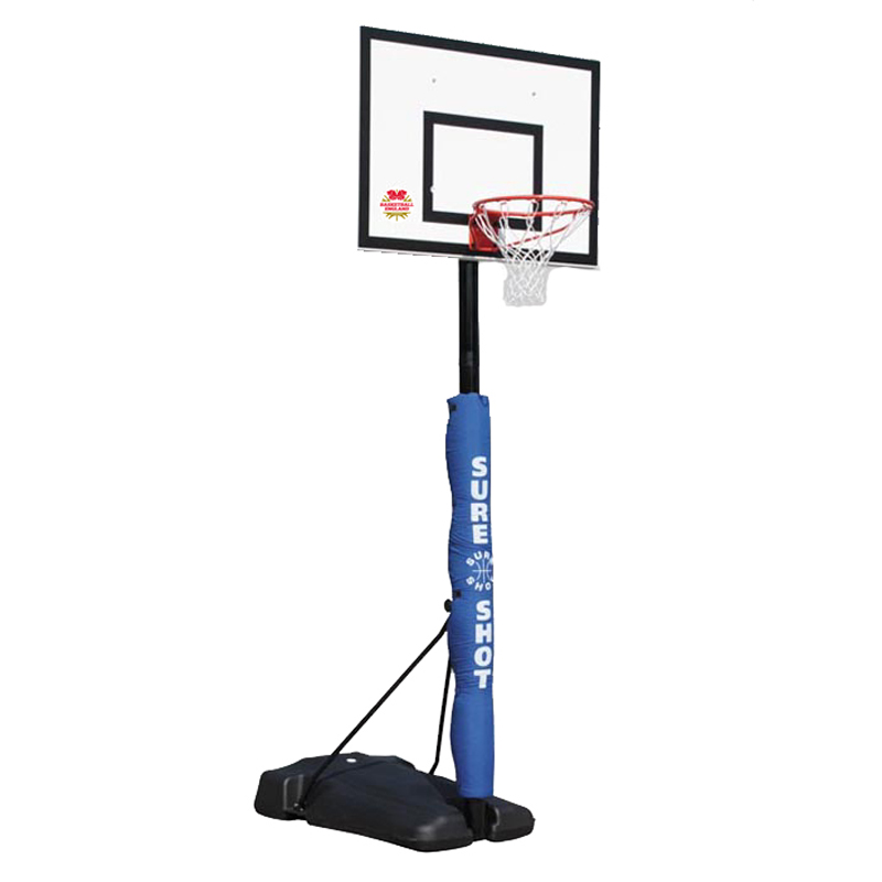 Sure Shot 521 Heavy Duty Basketball Unit with EB Rectangular Backboard ...