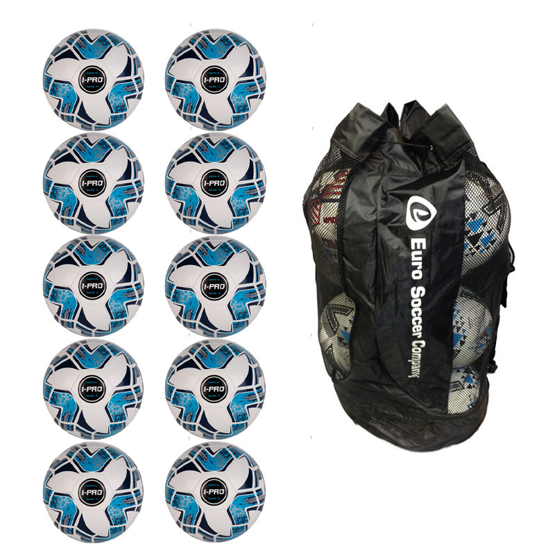 Ball Sack of 10 iPro Nova High Performance Training Footballs